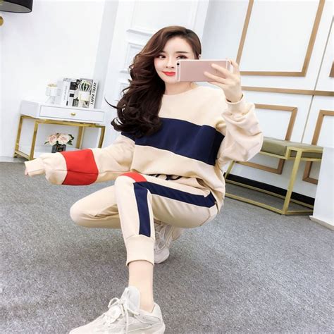 다온이상점 여자트레이닝복 트레이닝세트 여성트레이닝세트 여자 배색트레이닝복세트 얇은 츄리닝세트 상하의set 여자트레이닝세트 트레이닝복