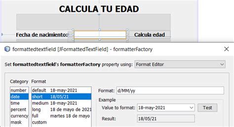 java acceder dd mm yyyy maskformatter en jformattedtextfield stack overflow en español