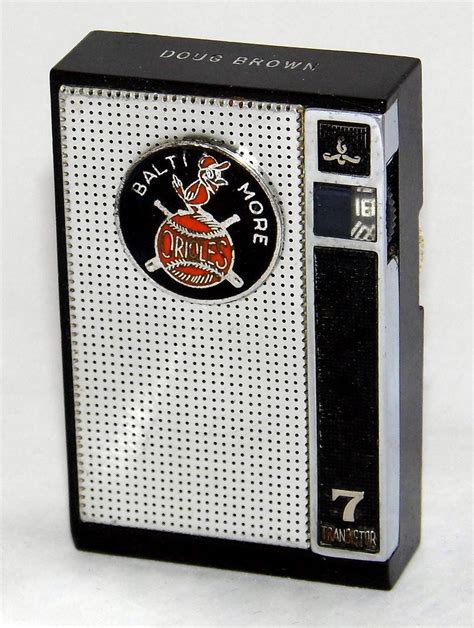 Vintage Electra Pee Wee 7 Transistor Radio With Baltimore Flickr
