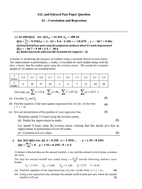 PDF S1 Correlation And Regression DOKUMEN TIPS