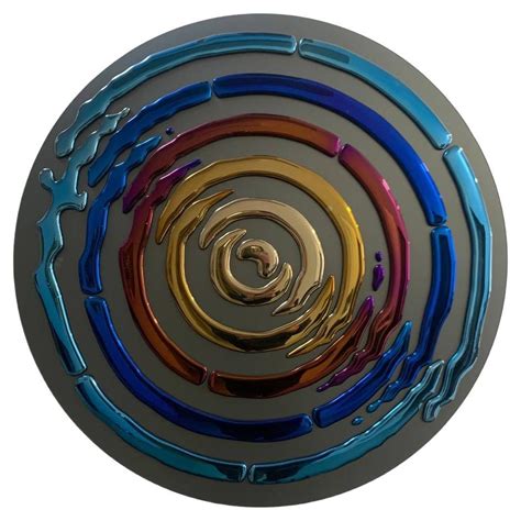 Glass Wall Decor Alternative Interference Circle Mural For Sale At