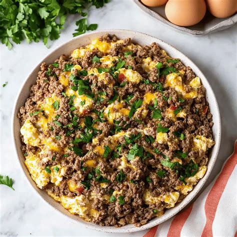 Easy Mediterranean Ground Beef And Eggs Skillet Youll Love