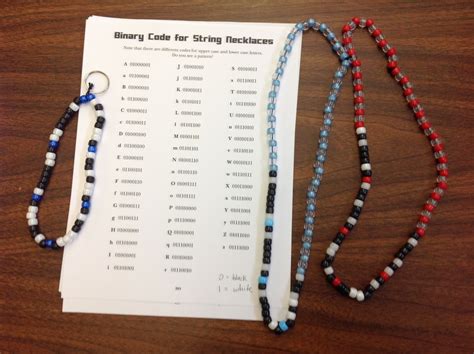 The Lion Is A Bookworm Craft Binary Code Braceletsnecklaceskeychains