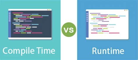 런 타임runtime과 컴파일 타임compile Time 완벽하게 이해하기