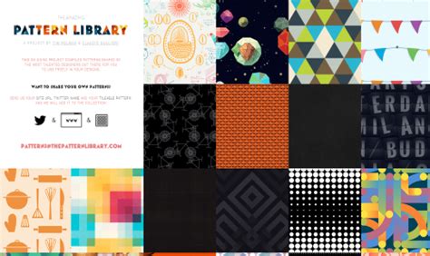 オシャレでモダンな背景画像パターン集The Pattern Library phpspot開発日誌