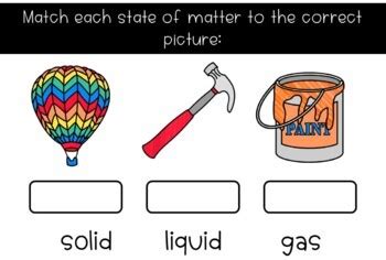 States Of Matter Digital Learning Boom Cards By Fields Of Learning
