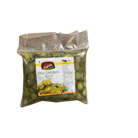 Entree Dill Gherkin Slice In Vinegar 26 Kg Wholesalers With Best Prices Online In India