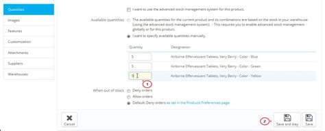 Prestashop 16x How To Set Up Attributes That Impact On Products