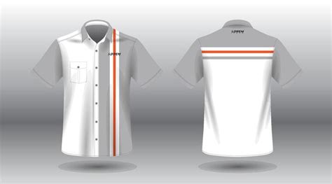 Work Shirt Mockup Vector Art Icons And Graphics For Free Download
