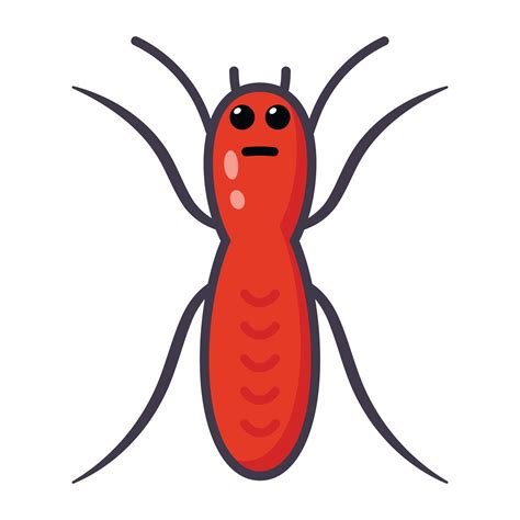 Blattodea Insect Flat Cartoon Icon Of Cockroach 17029168 Vector Art At