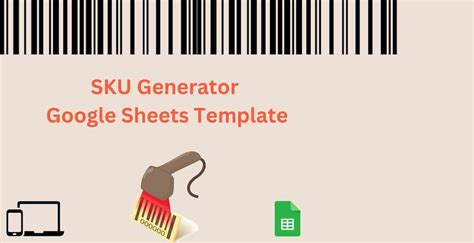 SKU Generator Google Sheets Template Generate Unique Codes For Your Products Etsy