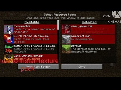 How To Add Resource Pack Or Texture Pack In Pojav Launcher All