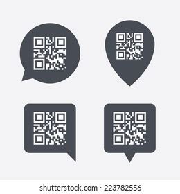 Qr Code Sign Icon Scan Code Stock Illustration Shutterstock