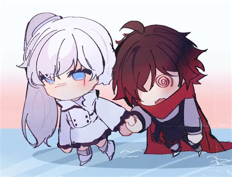 Ruby Rose And Weiss Schnee Rwby Drawn By Akane031 Danbooru