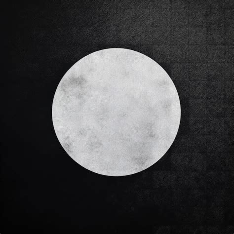 Lua Branca Em Ilustração De Renderização 3d De Fundo Preto Foto Premium