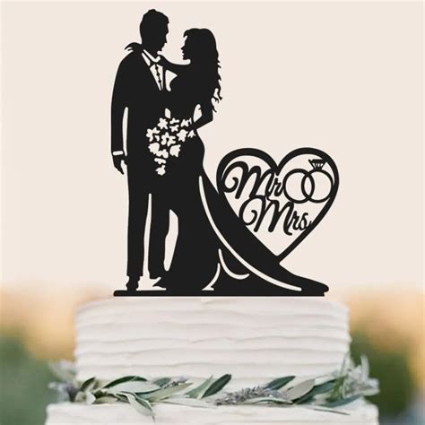 Acrylic Mr And Mrs Wedding Cake Topper Love Cake Topper My Xxx Hot Girl