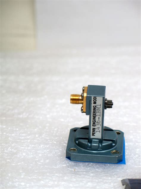 Penn Engineering 1436 1bm1 Waveguide To Sma Connector Waveguide Microwave Bmi Surplus