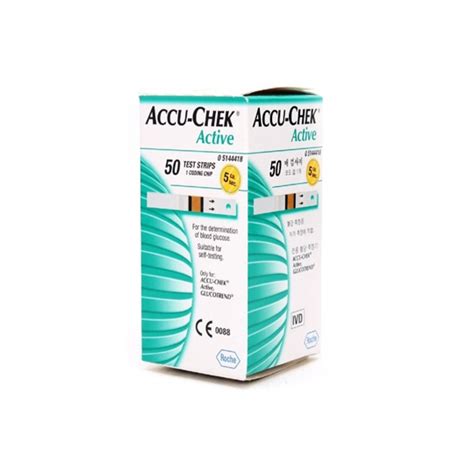 Accu Chek Active 50 Test Strips Kegunaan Efek Samping Dosis Dan Aturan Pakai Halodoc
