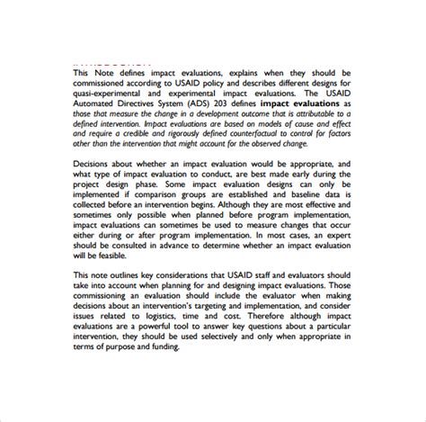 Free 10 Technical Evaluation Samples In Pdf