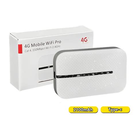 Portable Wifi Mobile Hotspot 4g 2100mah Mifi Router For Camping