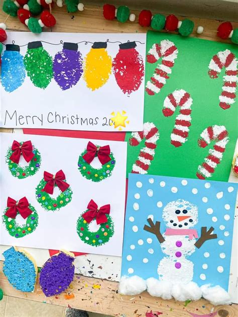 ห้องสื่อปฐมวัยไฮโซ By ครูเมย์ กิจกรรมวันคริสมาสต์จากการปั้มฟองน้ำ 🫧🎄🦌☃️ ️🎅 Facebook