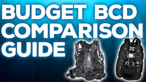 Entry Level Bcd Comparison Guide 3d Diving