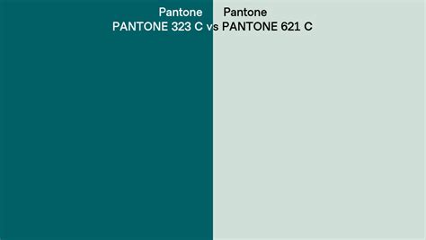 Pantone 323 C Vs Pantone 621 C Side By Side Comparison