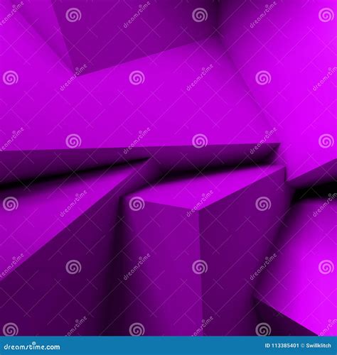 Abstract Geometric Background With Overlapping Cubes Stock Vector Illustration Of Graphic