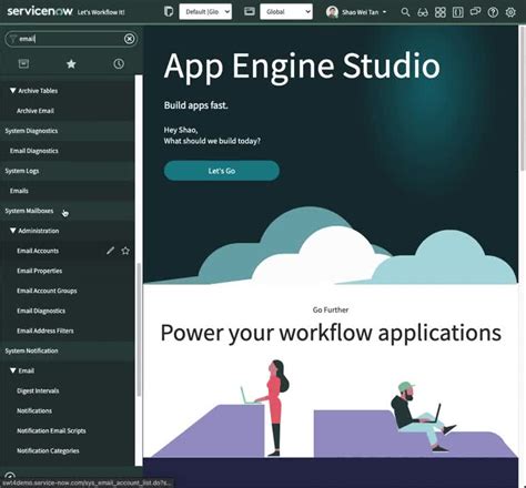 servicenow nocode inboundemailaction globant productivitytips