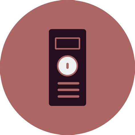 Computer Tower Vector Icon 21131586 Vector Art At Vecteezy