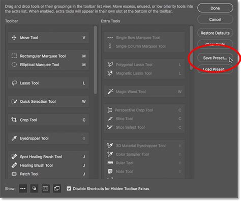 How To Customize The Toolbar In Photoshop Cc