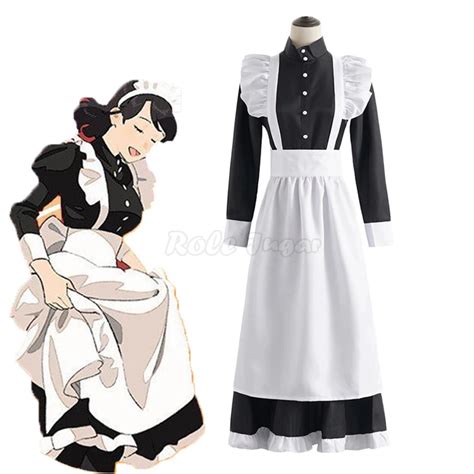 Cosplay Classic Black And White Maid Dress Men Women Halloween Party