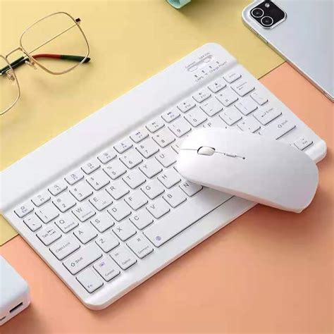 Wireless Keyboard Mouse Set 2 4 Ghz Slim Multmedia Keyboard With Mouse Combo Mini Mute For Pc