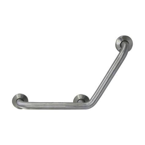Angled Grab Rail 135 Deg Stainless Steel Satin Finish