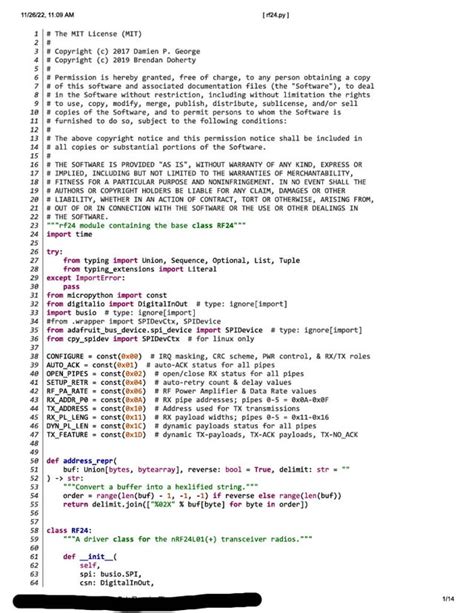 Using Picos To Transmit With Nrf24l01 I Am Getting This Error And Im Not Sure How To Fix It As