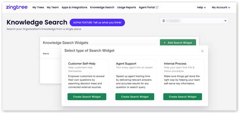 creating a knowledge search widget zingtree help center