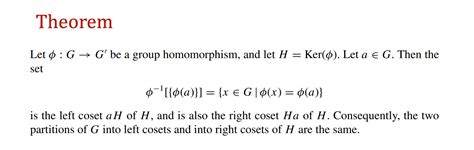 Solved Let ϕ G→g′ Be A Group Homomorphism And Let H Ker ϕ