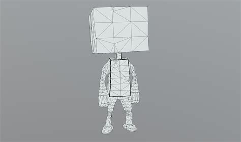 Artstation Box Man Game Assets