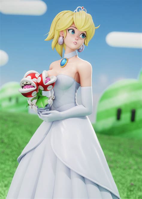 Bride Princess Peach Finished Projects Blender Artists Community