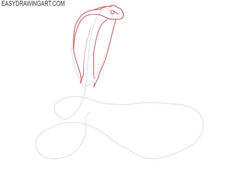 How To Draw A King Cobra Easy Drawing Art