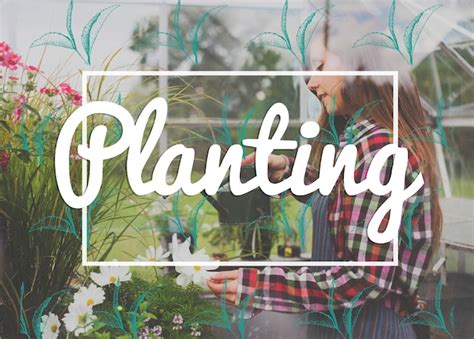 Free Photo Planting Word On Plants Background