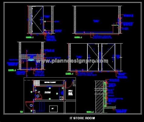 Server Room Design With Electrical Points In Autocad Server Room Design With Electrical Points In Autocad