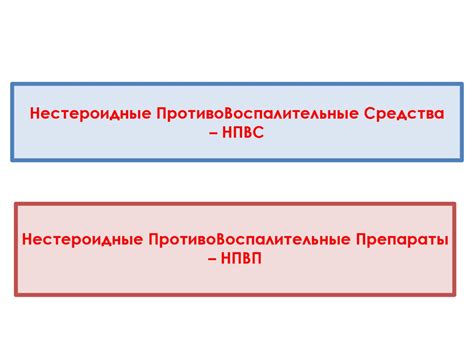 Нестероидные противовоспалительные средства (НПВС) - презентация онлайн