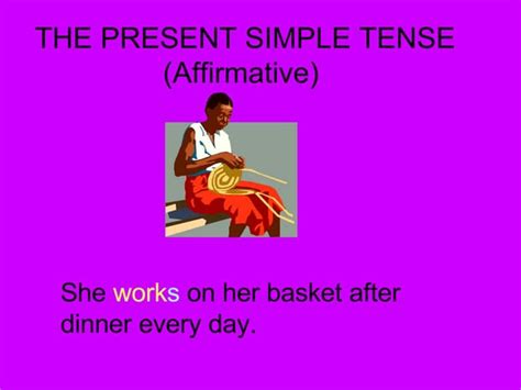 Present Simpleaffirmativenegative And Interrogative Form Ppt