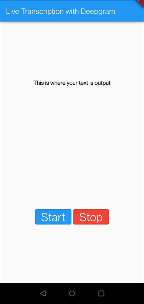 Converting Speech To Text In Flutter Applications Deepgram Blog ⚡️