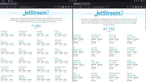 Official Firefox Flatpak On The Left Official Firefox Snap On The Right Rubuntu