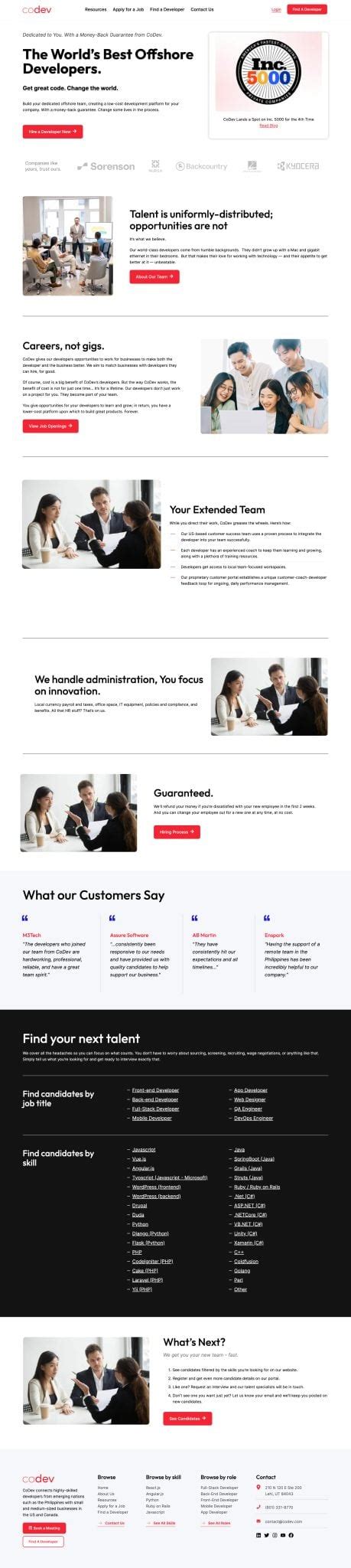 Codev The Website Architect