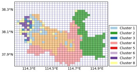 Python Using Spectral Cluster Algorithm As Spatial Clustering Tool