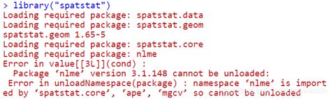 报错：error in unloadnamespace package unloadnamespace anndata error in unloadnamespac csdn博客