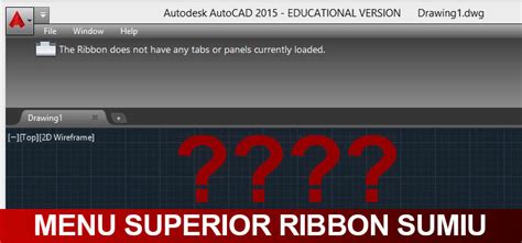 o menu superior do autocad ribbon sumiu resolva agora qualificad